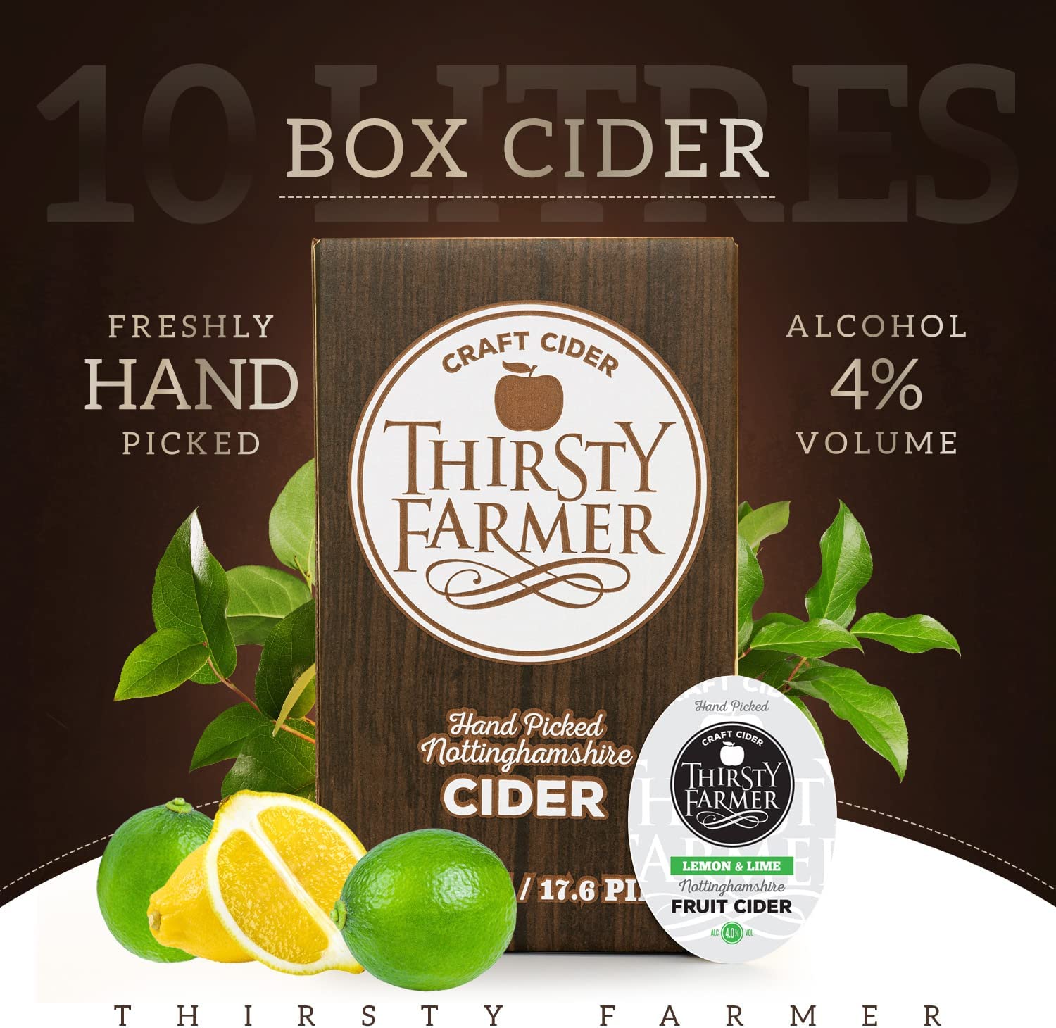 Thirsty Farmer Lemon & Lime Bag in Box Cider | Thirsty Farmer Cider ...